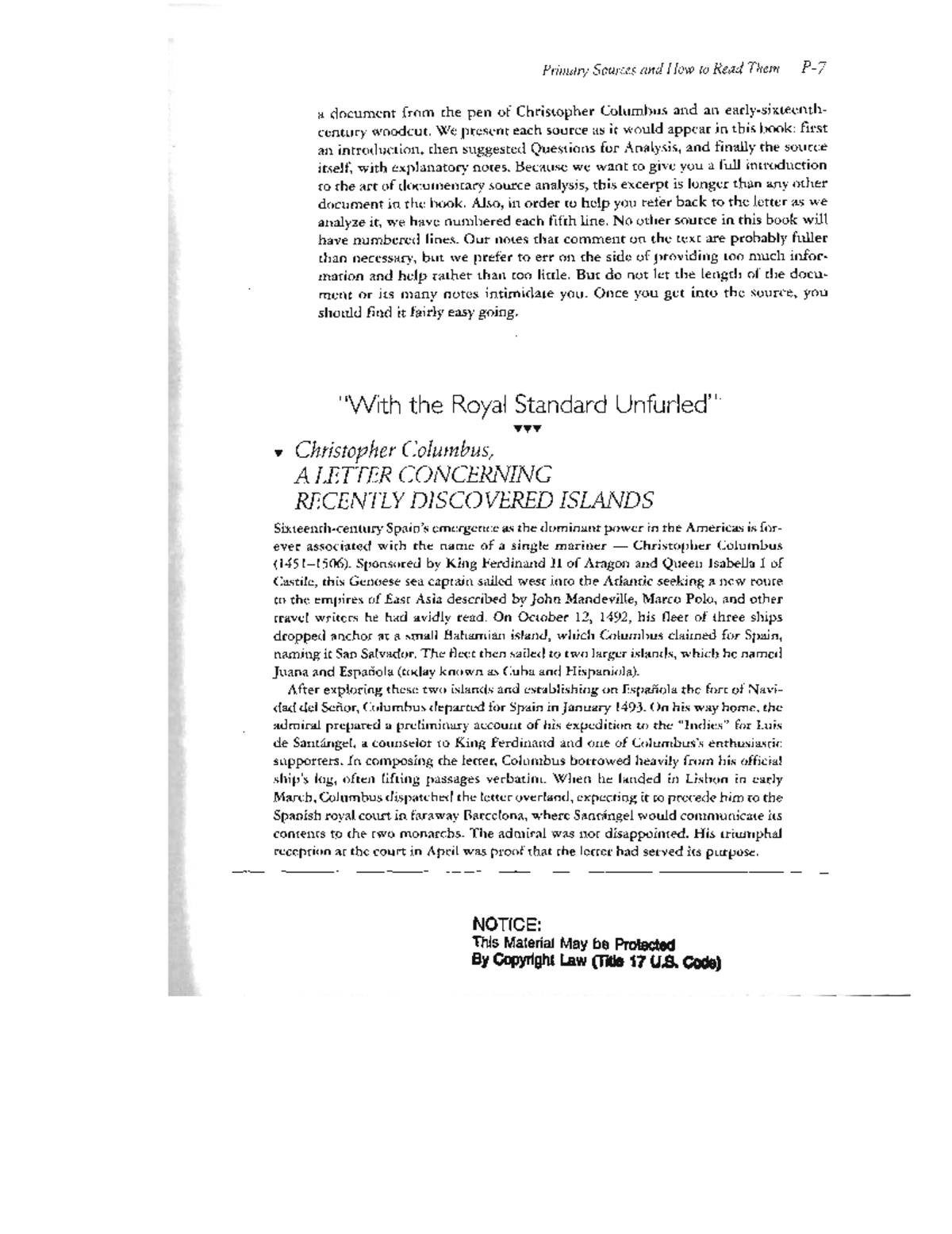 Analyzing Columbus's Letter: A Primary Source Study (HIST 101) - Studocu