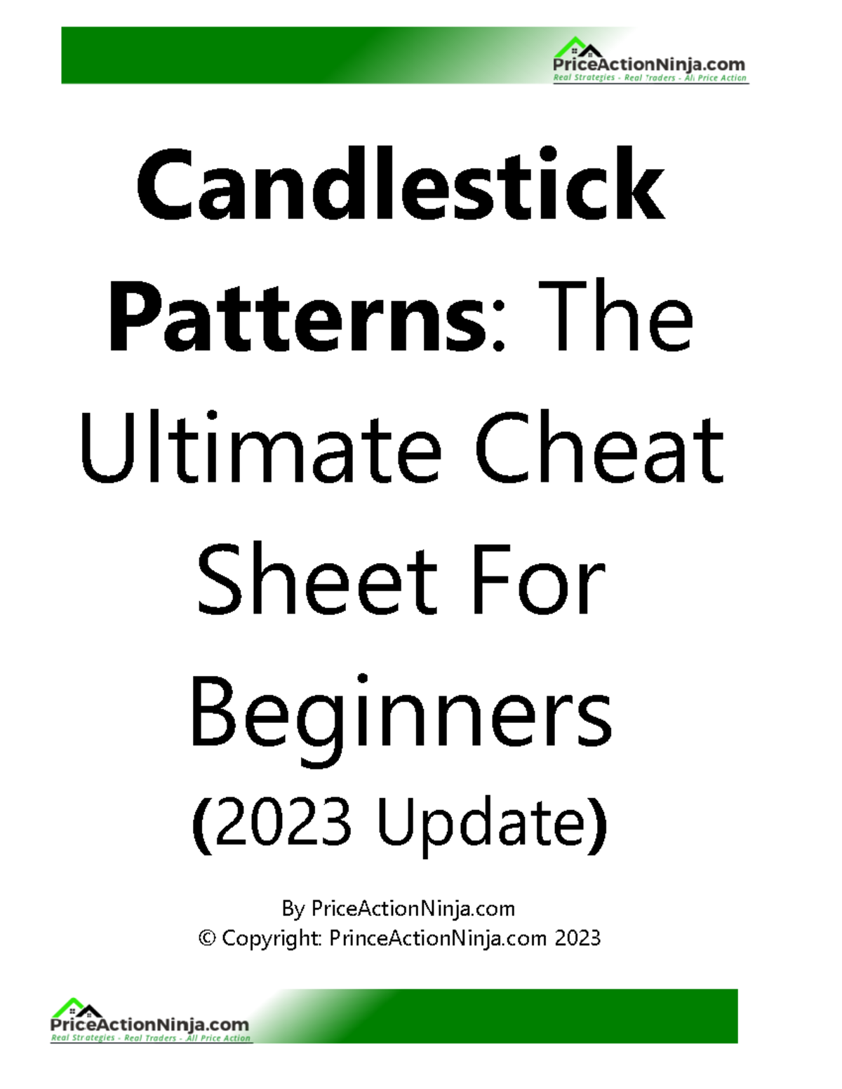 Candlestick Pattern Cheat Sheet - Candlestick Patterns: The Ultimate ...