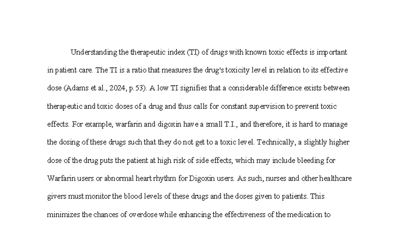 Efficacy and Potency in Pharmacology - Week 3 Assignment Notes - Studocu