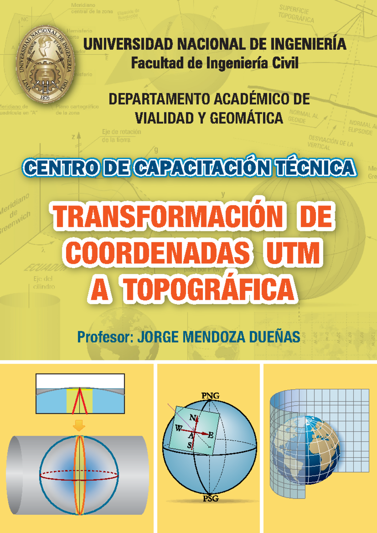 Transformación de Coordenadas UTM a Topográficas: Manual Técnico - Studocu