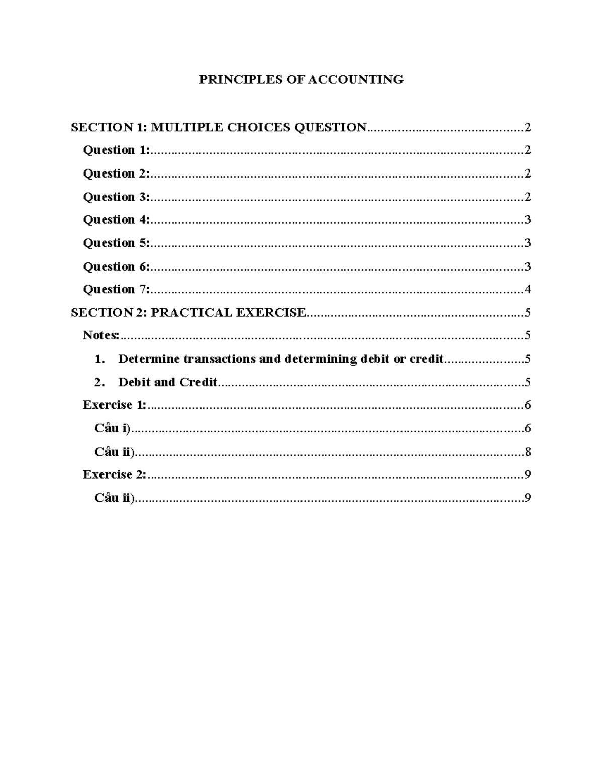 POA 101: Multiple Choice Questions & Practical Exercises Review - Studocu