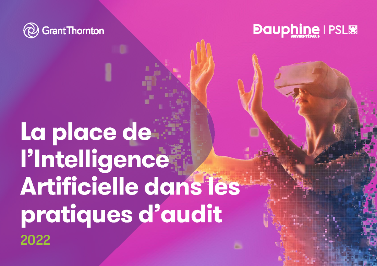 Audit du Futur : IA en Pratiques d'Audit – Master CARF 2022 - Studocu