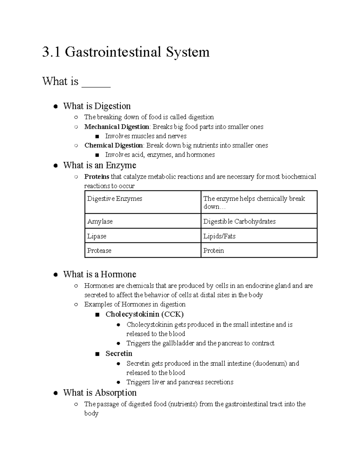 Gastrointestinal System Overview: Digestion, Absorption, and Metabolism ...