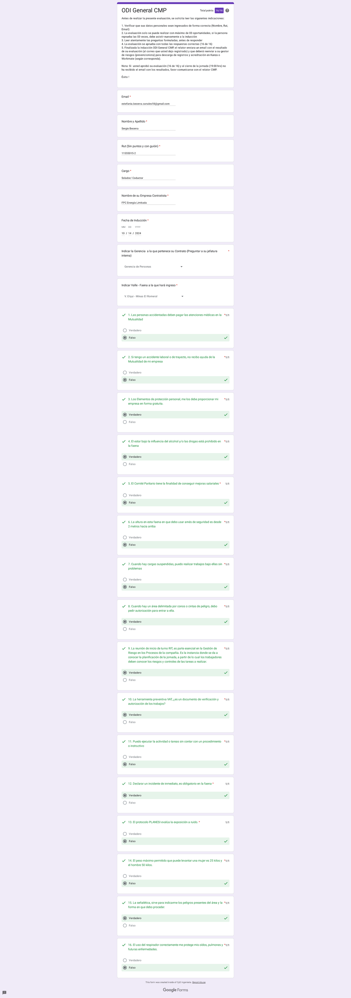 ODI CMP Romeral Sergio Becerra - Email * estefania.becerra@gmail Sergio Becerra 11555015 ...