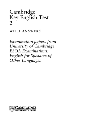 B2 First sample paper 1 RUE - First Reading and Use of English SAMPLE ...