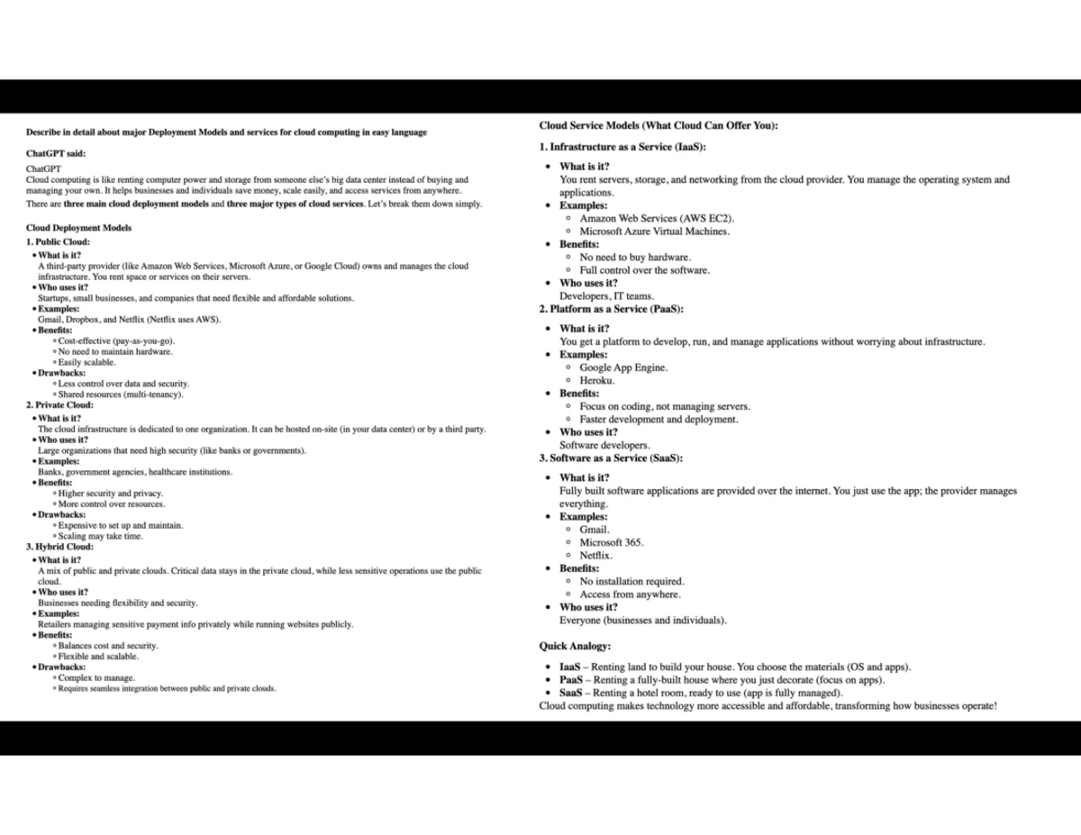 Cloud Computing Digital Notes-2024 - INDEX UNIT Topic Page No I ...