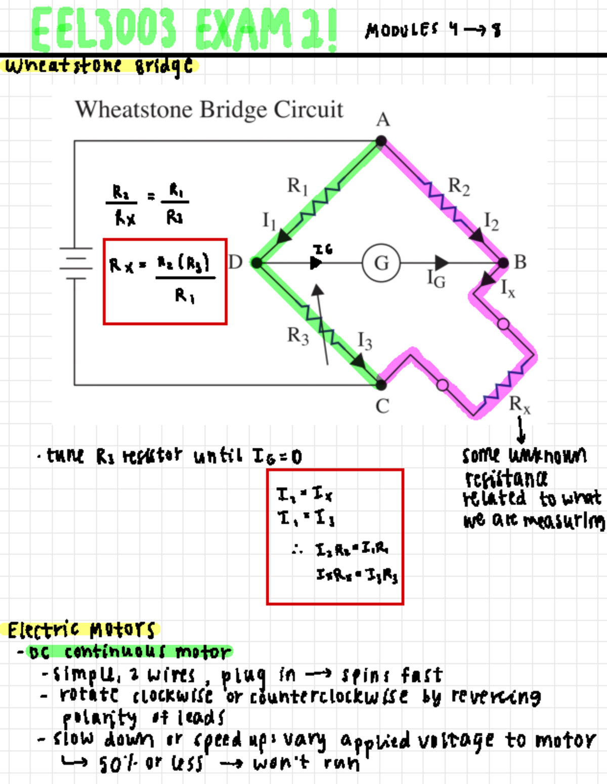 EEL3003 Exam 2 Study Guide: Key Concepts and Circuit Analysis - Studocu