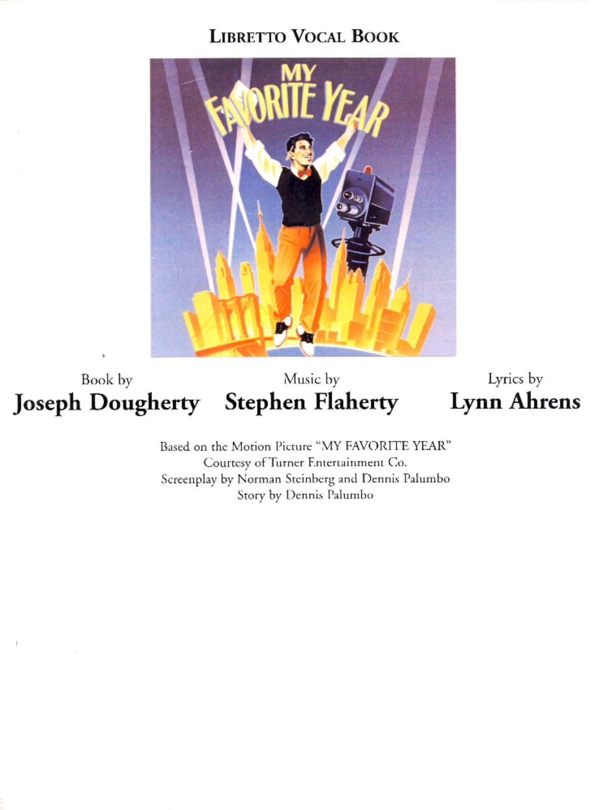 My Favorite Year - Libretto Vocal Book (MTI) - Studocu