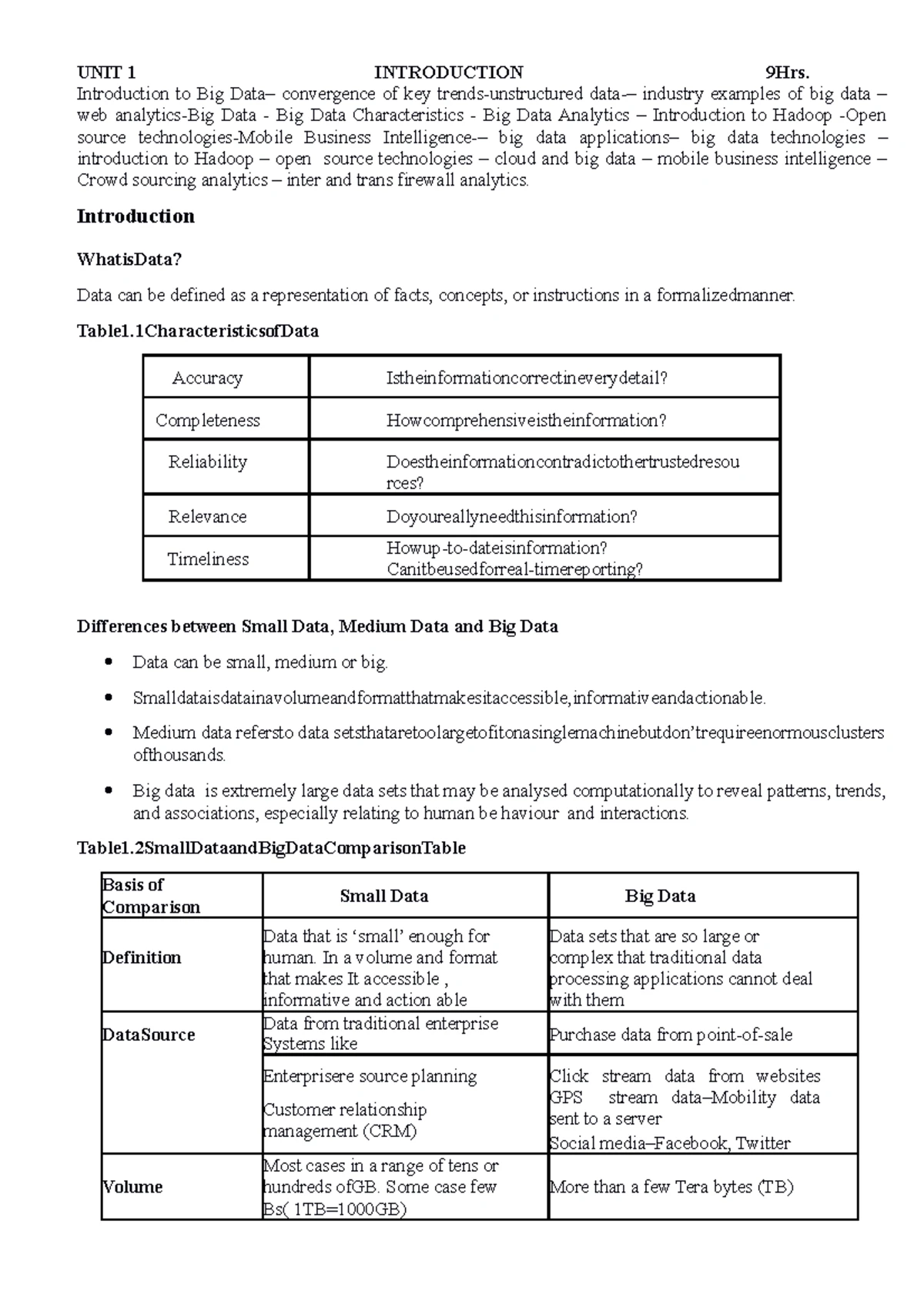 BIG DATA Analytics Lab Manual - DEPARTMENT OF INFORMATION TECHNOLOGY VISION To achieve high ...