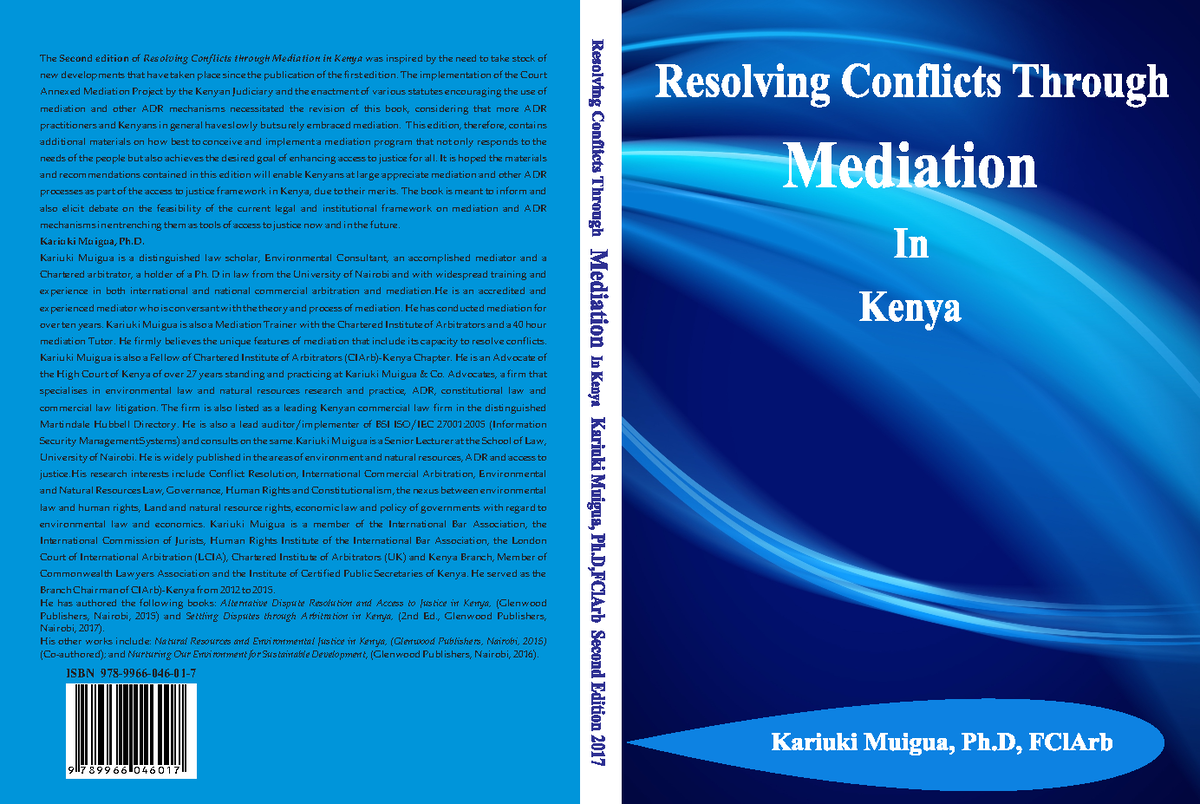 Resolving Conflicts Through Mediation in Kenya: A Comprehensive Guide - Studocu