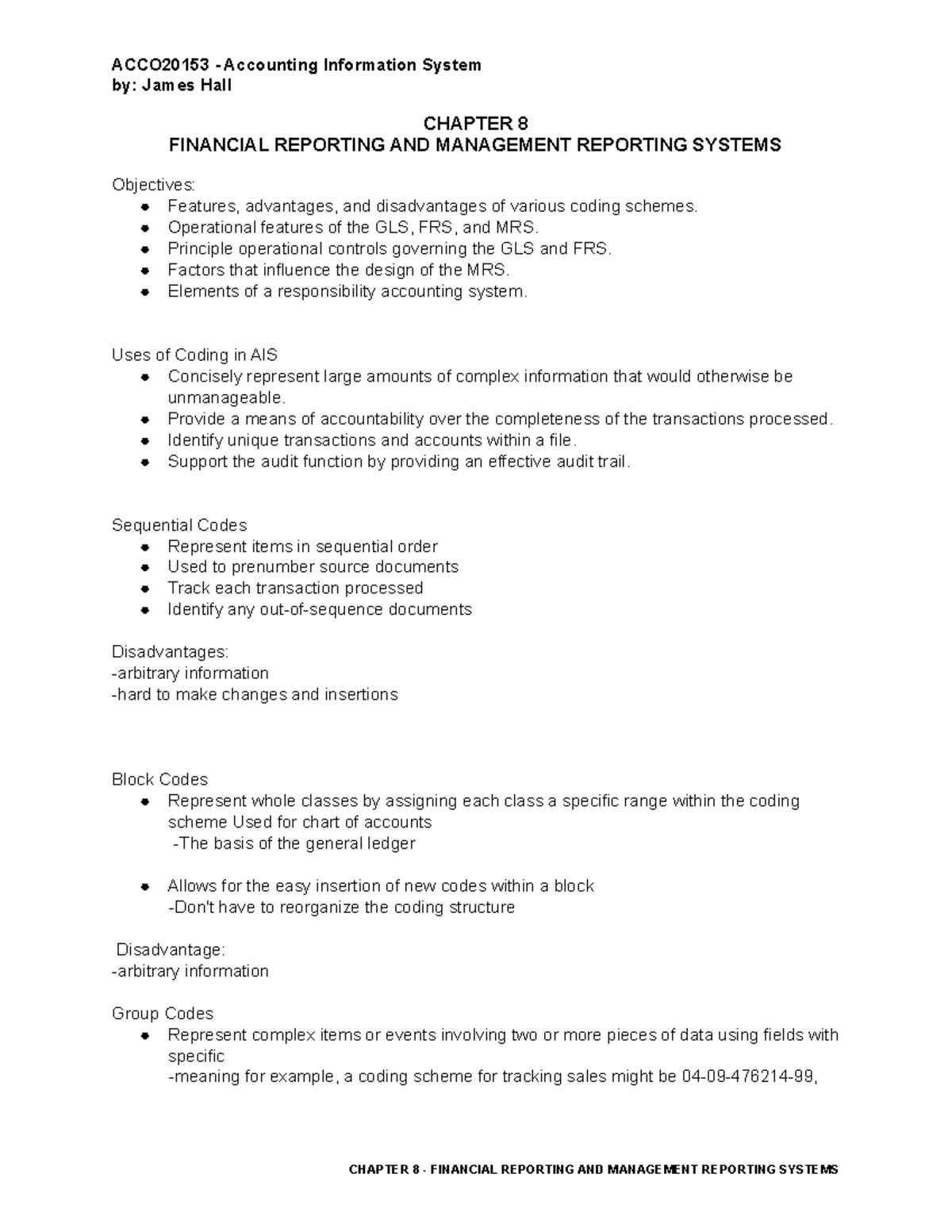 ACCO2015 3 - Chapter 8 - Financial Reporting AND Management Reporting ...