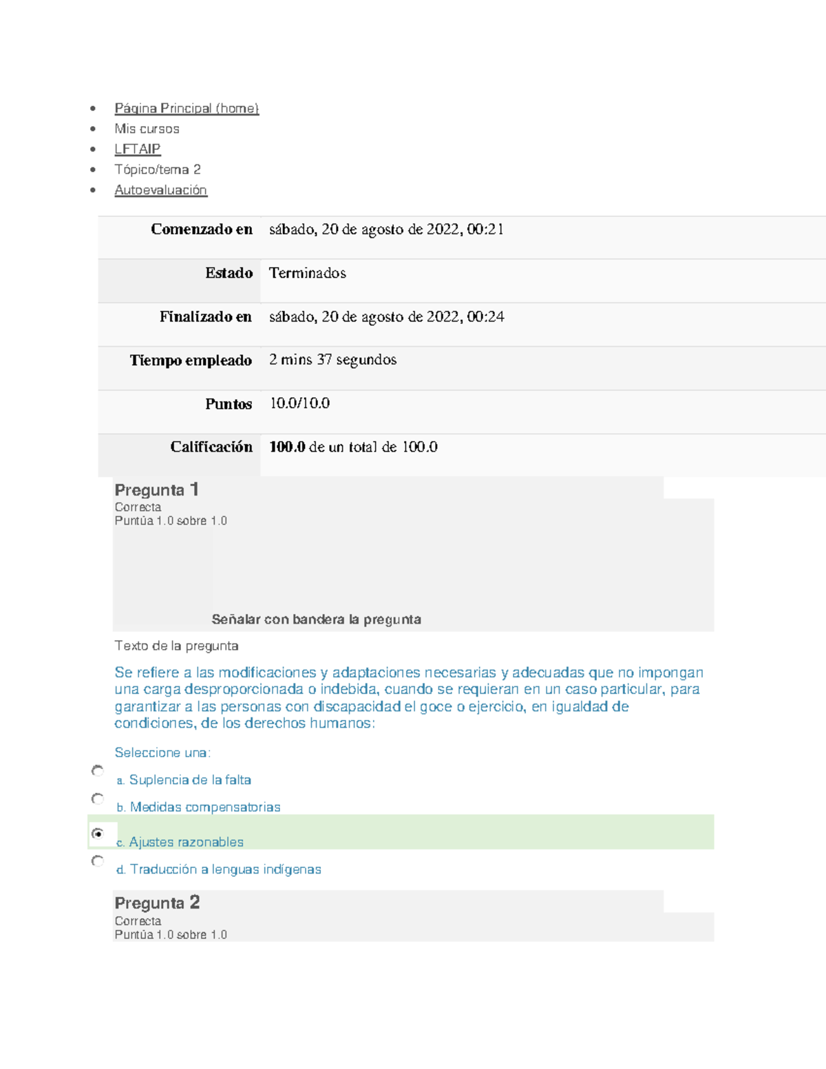 Autoevaluación de la LFTAIP: Transparencia y Acceso a la Información ...
