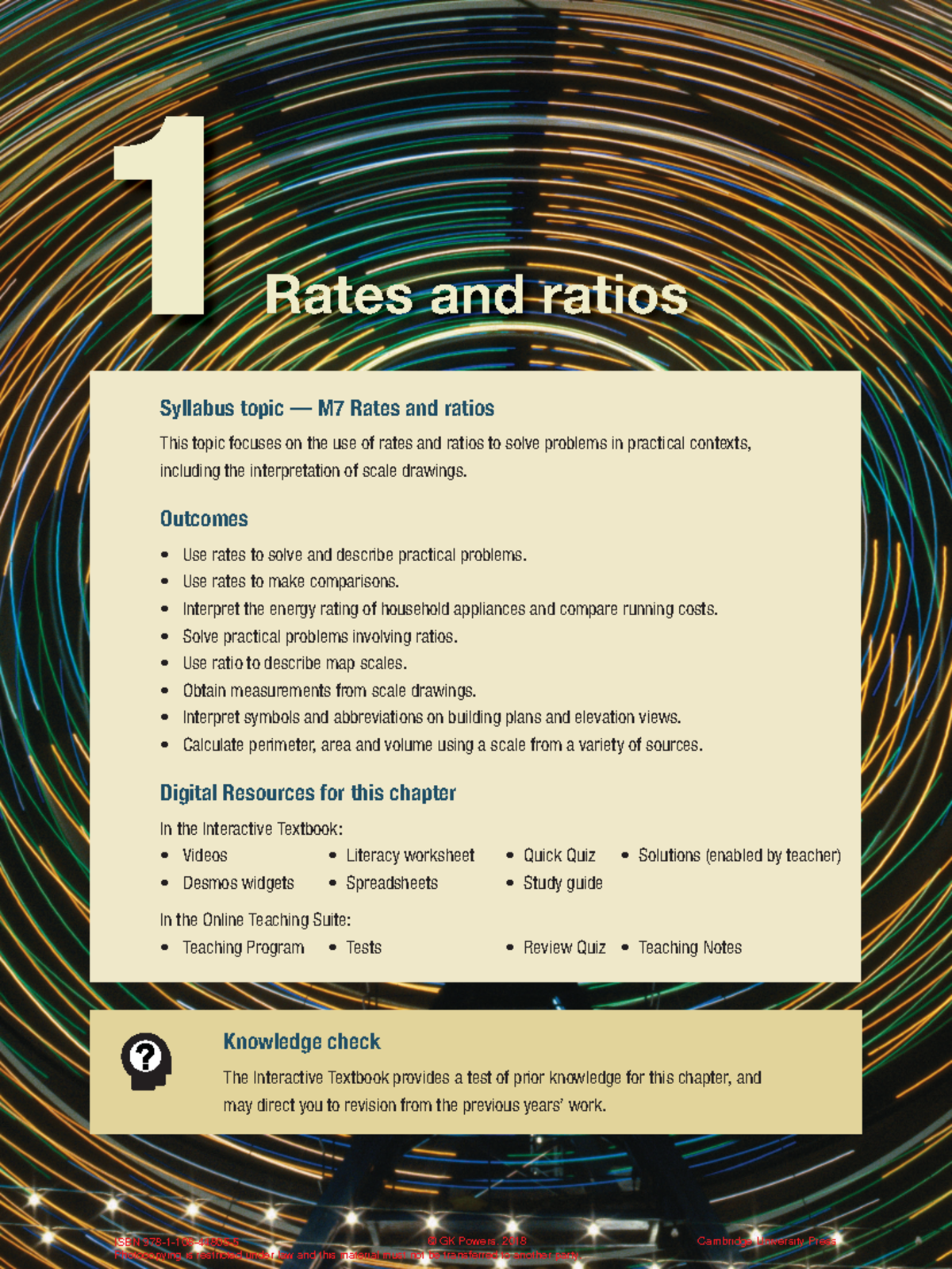 Ch01 rates ratios - lfkb3 - Knowledge check The Interactive Textbook ...