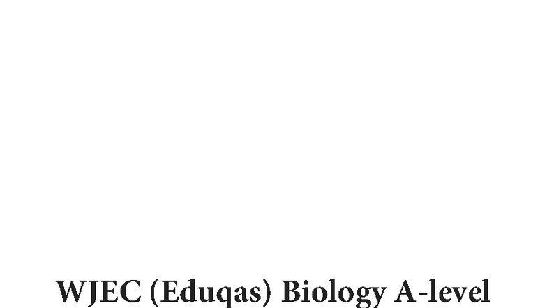 WJEC (Eduqas) Biology 3.5: Nervous System Question Paper - Studocu