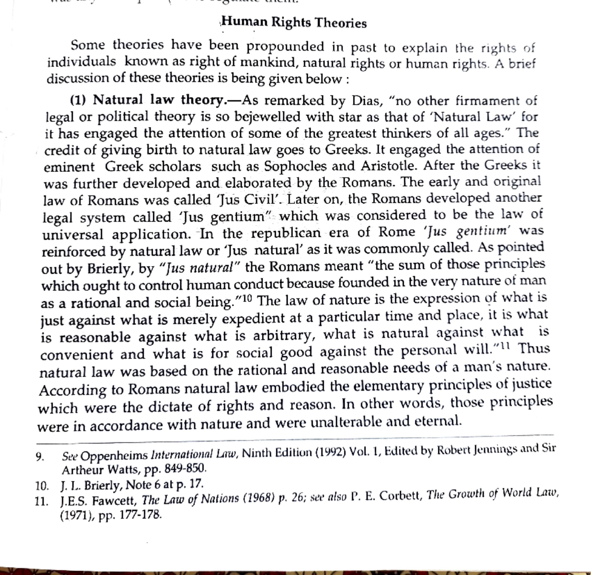 Human Rights Theories: A Study of Natural Law, Positivism & Marxism ...