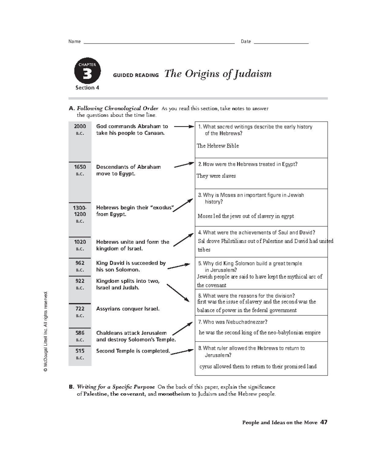 Judaism: Key Concepts and Historical Timeline (ZYL-101) - Studocu