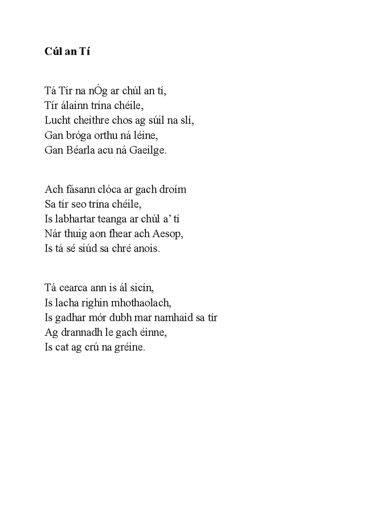 Cúl an Tí - Book about this - engenharia civil - Cúl an Tí Tá Tír na ...