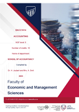 Rules book - UFS UV - Rules book EMS student - Studocu