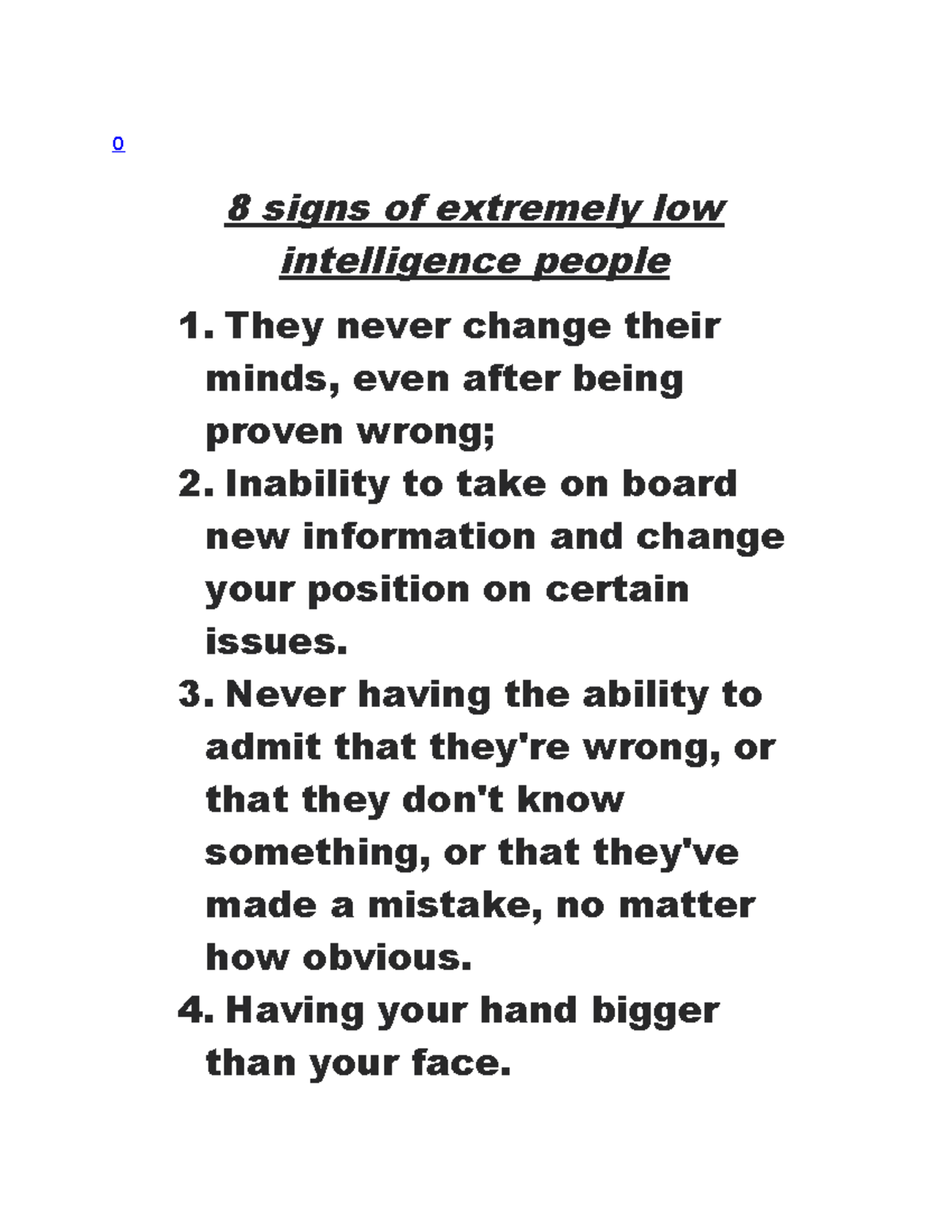 Signs of Extremely Low Intelligence: 8 Key Indicators - Studocu