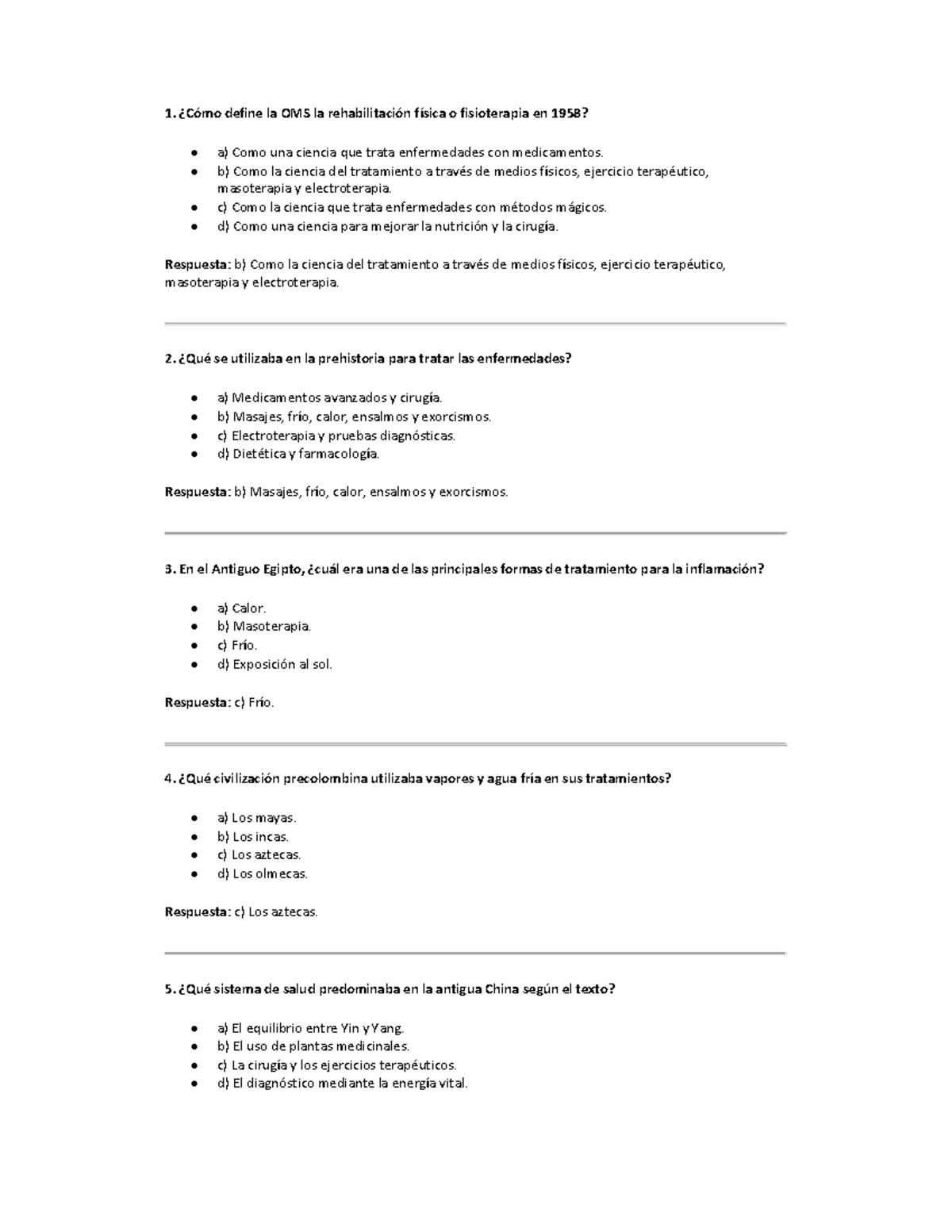 Cuestionario Final (Intro a la Rehabilitación) - Respuestas y Conceptos ...