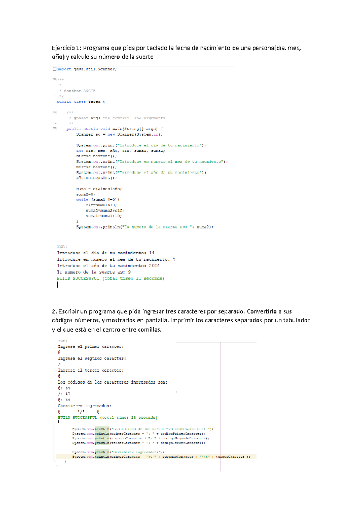Ejercicios de Programación - Semana 1 - Introducción a Algoritmos - Studocu