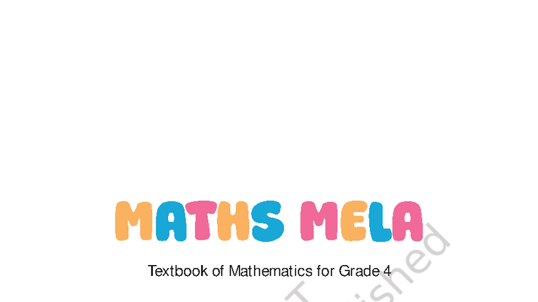 MATHS MELA: Grade 4 Mathematics Textbook Overview and Insights - Studocu