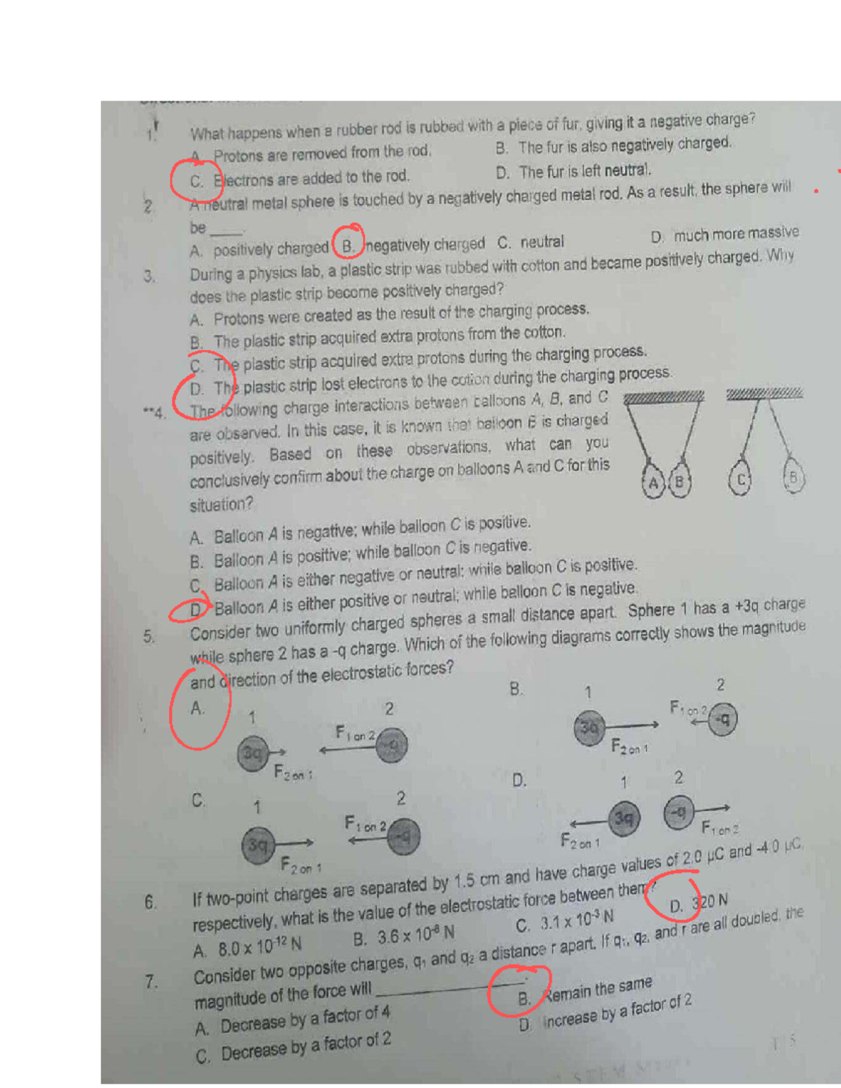 Physics 101: Charge Interactions and Electric Forces Review - Studocu