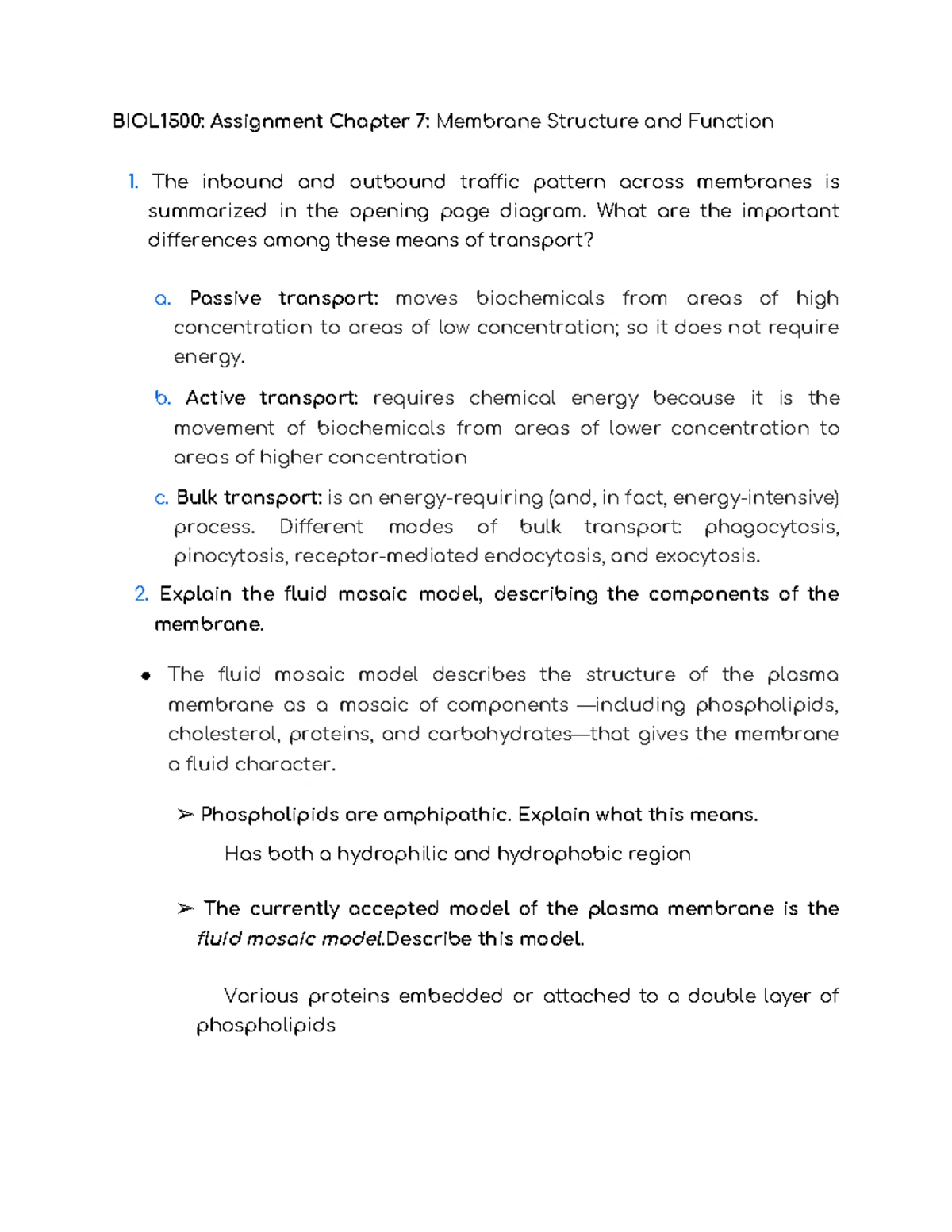 Bio 101 Lab 6 Post-Lab Questions on Cellular Respiration Insights - Studocu