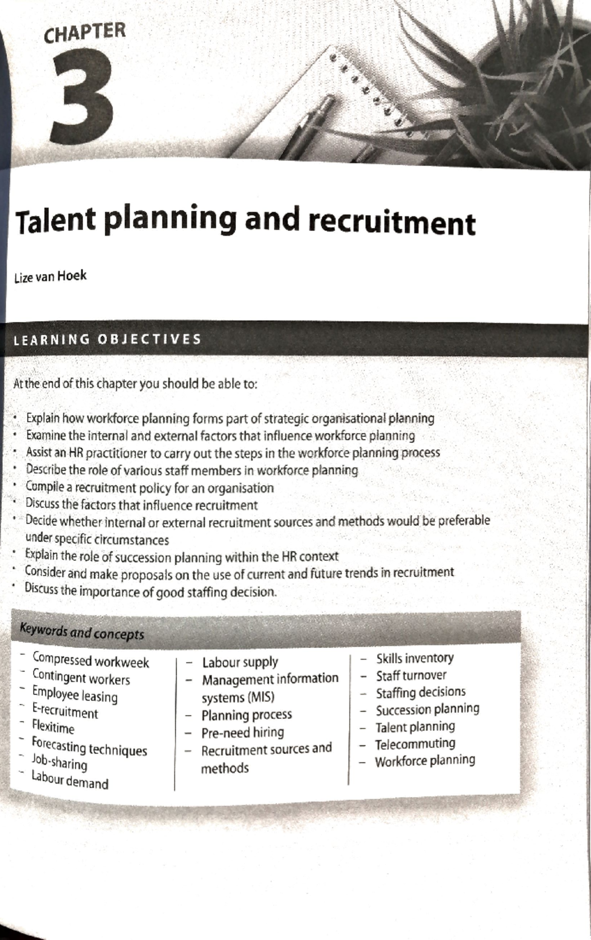Chapter 3: Talent Planning & Recruitment (ETP2602) Insights and ...