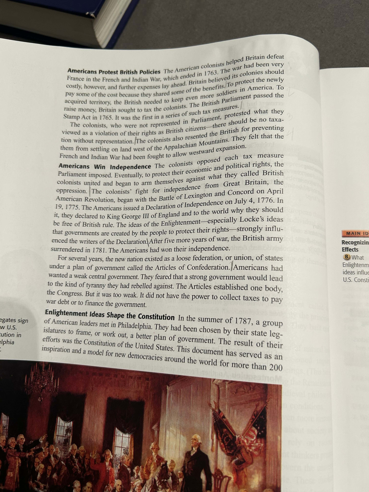 Final Exam Study Guide - PSY 101: American Revolution & Constitution ...