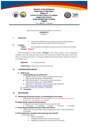 Action Plan- Project I CARE - Department of Education Region XII ...