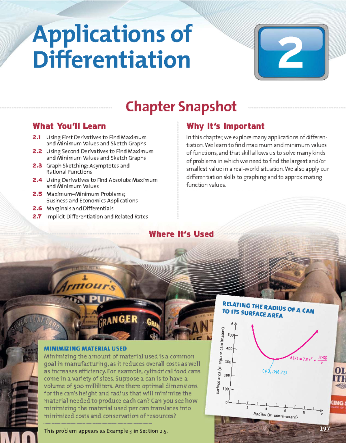 Chapter 2 - Applications of Differentiation in Calculus - Studocu