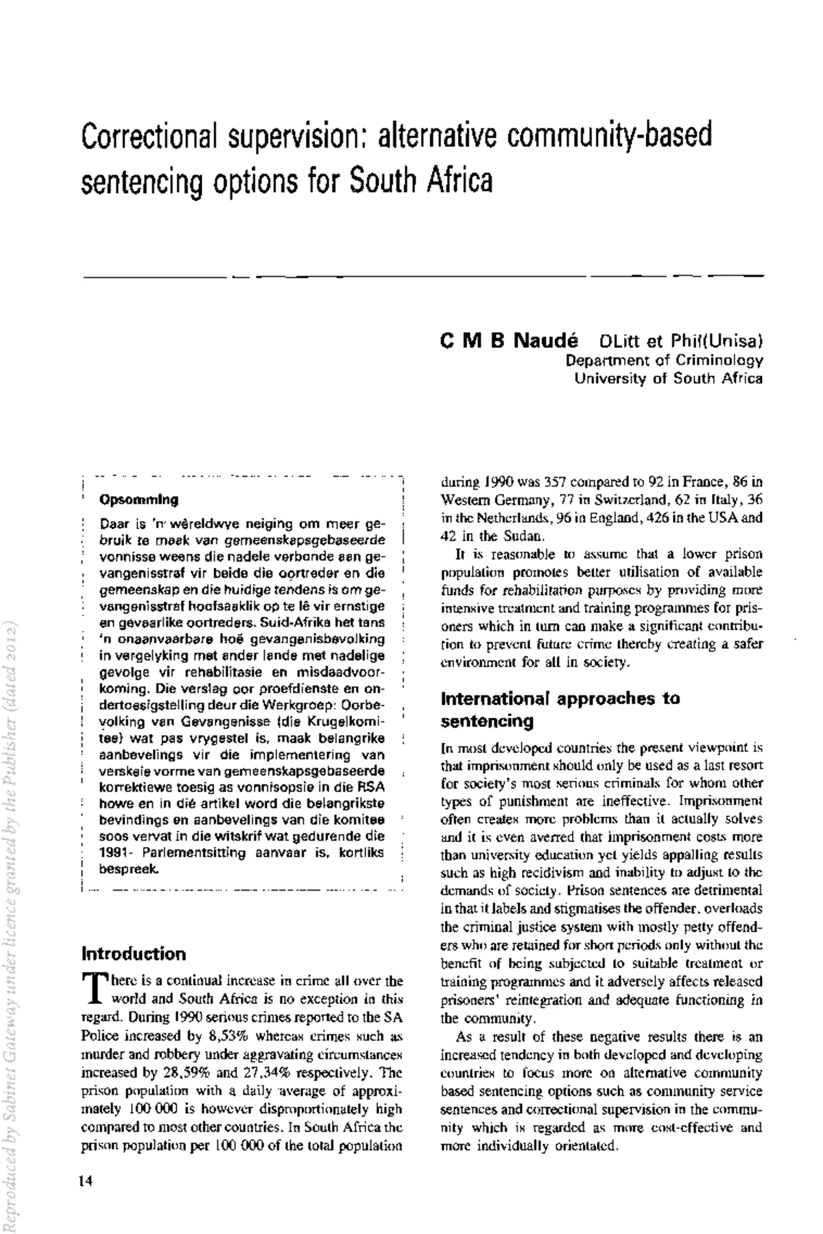 CRIM2614 Final Exam Study Guide 2024: Penology Overview - Studocu