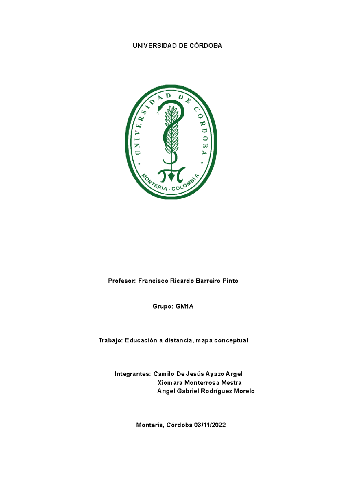 Merging Result-merged - UNIVERSIDAD DE CÓRDOBA Profesor: Francisco ...