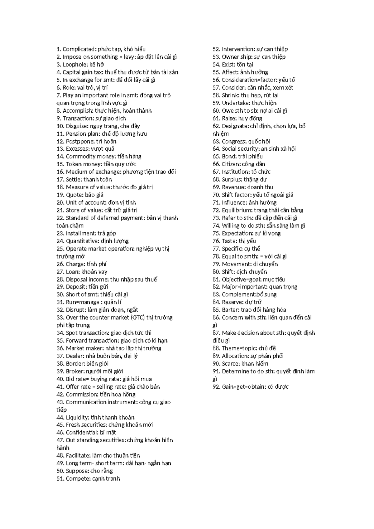 Nw - ffff: Key Economic Terms and Concepts Explained - Studocu