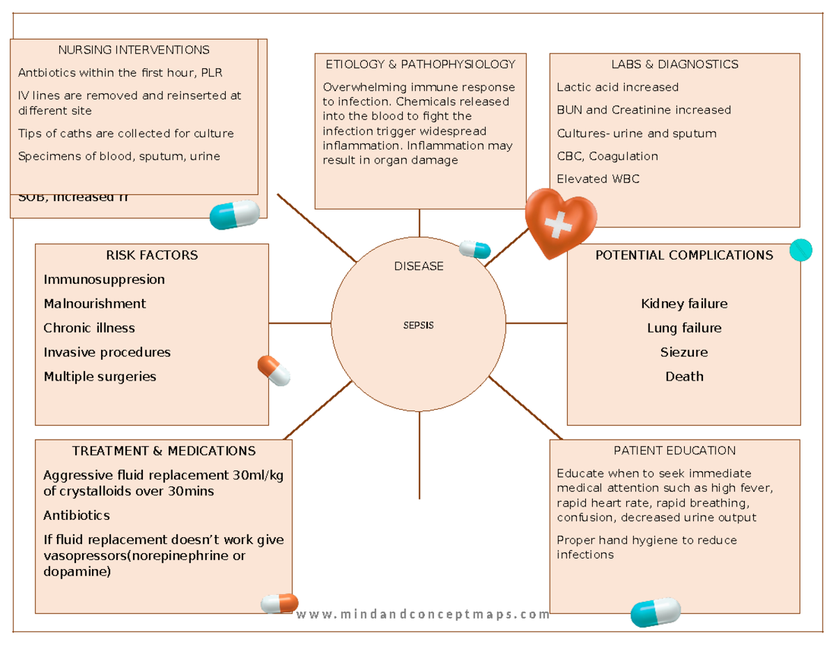 Sepsis Nursing Care Plan: Key Signs, Symptoms & Interventions - Studocu