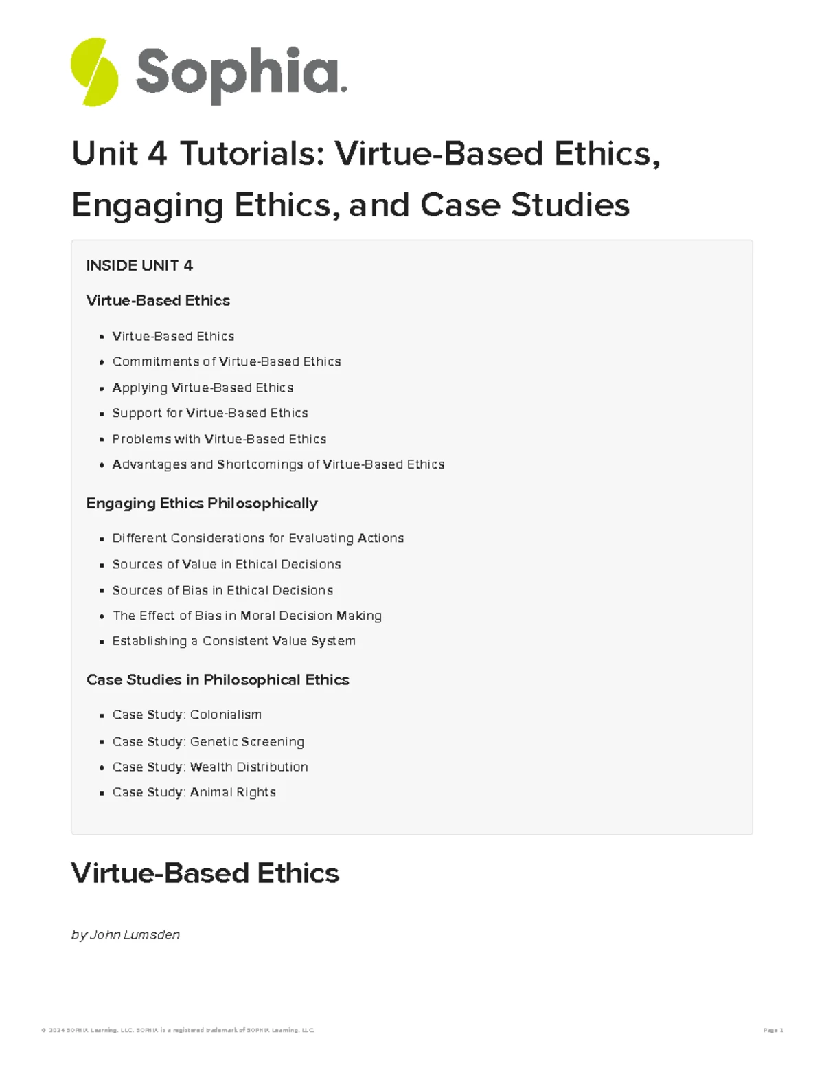 Unit 1 Milestone - Introduction to Ethical Principles and Concepts - Studocu