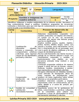 5to Grado Junio - 04 Mi vuelo es la flor de la vida (2023-2024) - Fase ...