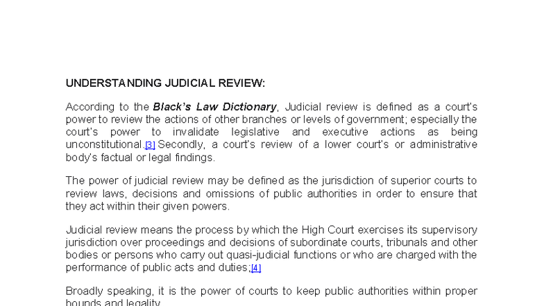 Judicial Review Remedies: Understanding Legal Mechanisms and ...