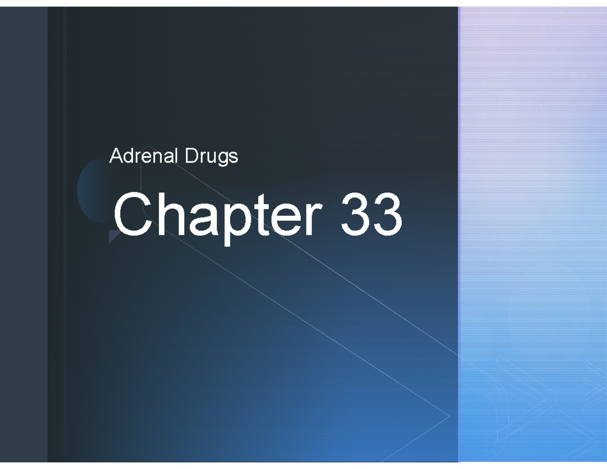Adrenal Drugs Overview and Nursing Implications (Pharm 101) - Copyright ...