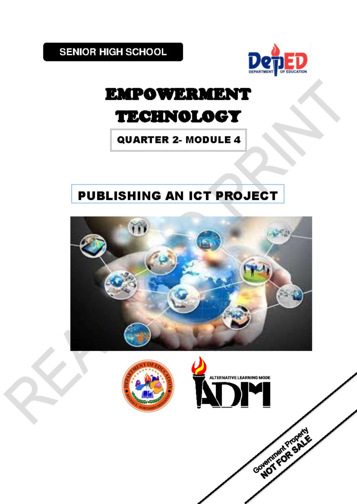 Empowerment 11 Q2 Mod4 publishing ICTproject v5 - EMPOWERMENT TECHNOLOGY QUARTER 2- MODULE 4 ...