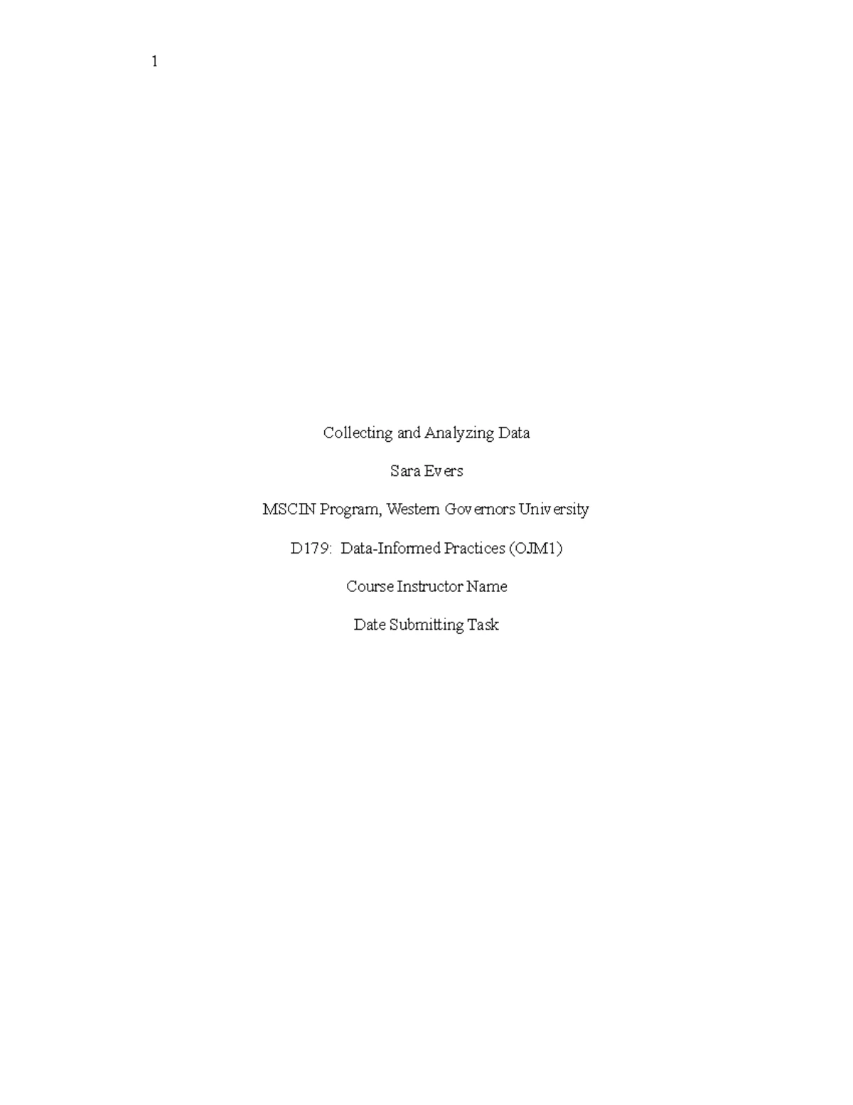 D179 Task 2: Analyzing Student Collaboration Impact on Math Performance - Studocu