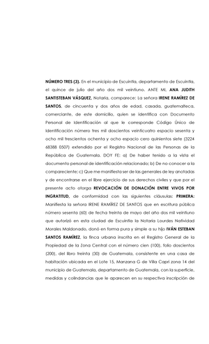 6.1. Modelo de Testimonio Especial - CÁTEDRA: DERECHO NOTARIAL II ...