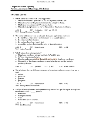 Anatomy & Physiology (Patton, 10th Ed): Chapter 24 - Special Senses ...