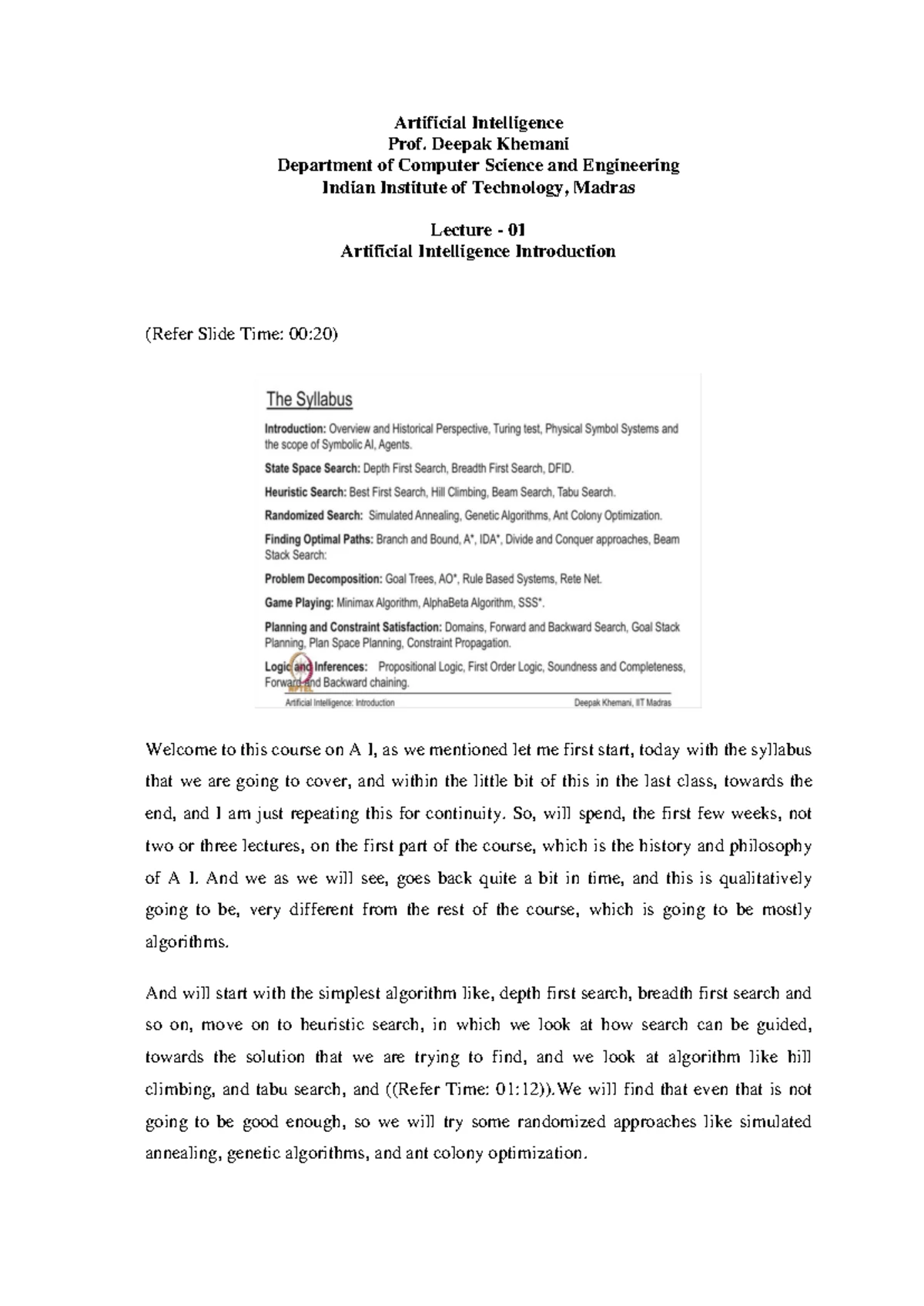 A2 Solutions Nptel Ai Assignment Introduction To Search And Uninformed Search Solution Q1