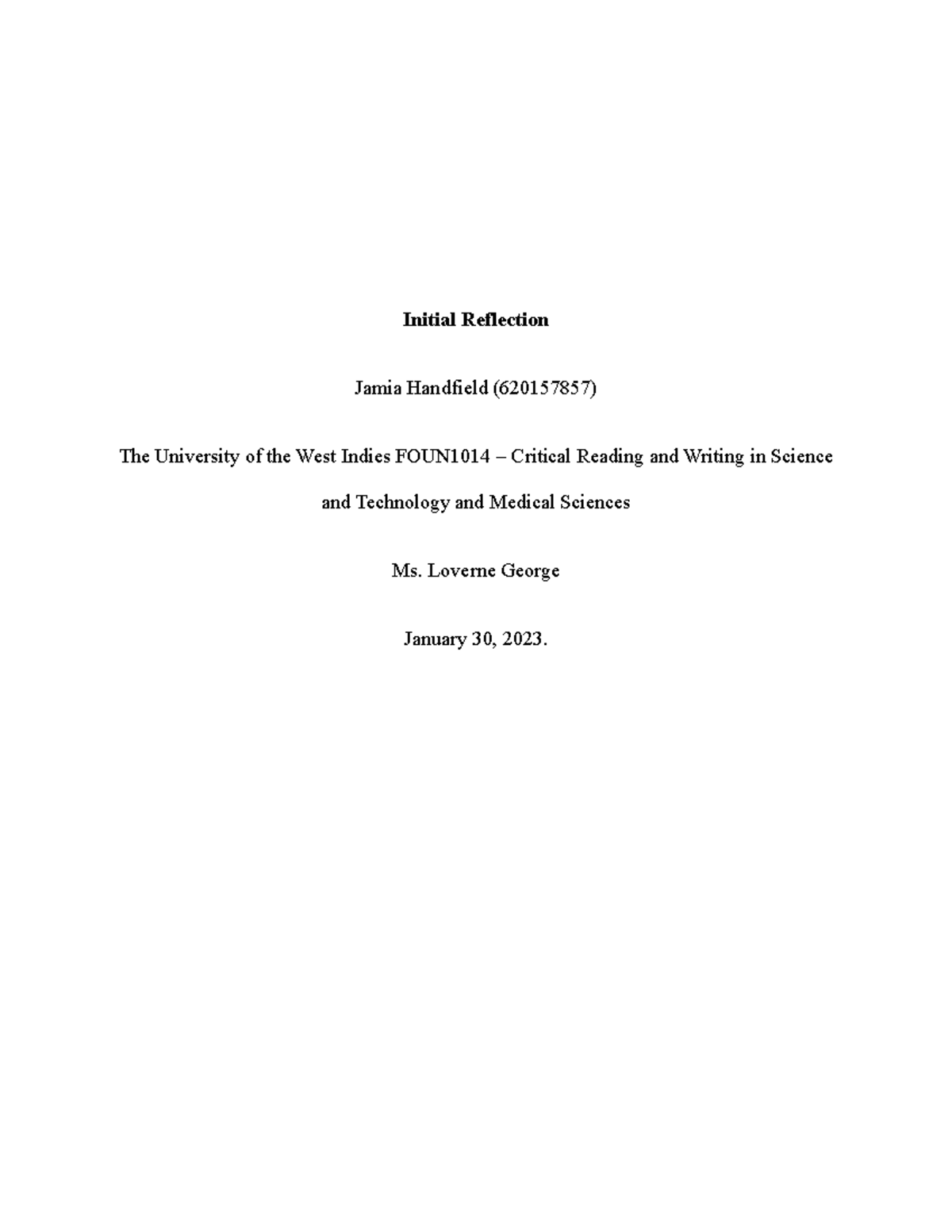 FOUN1014 - Critical Essay: Annotated Synthesis & Introduction - Studocu