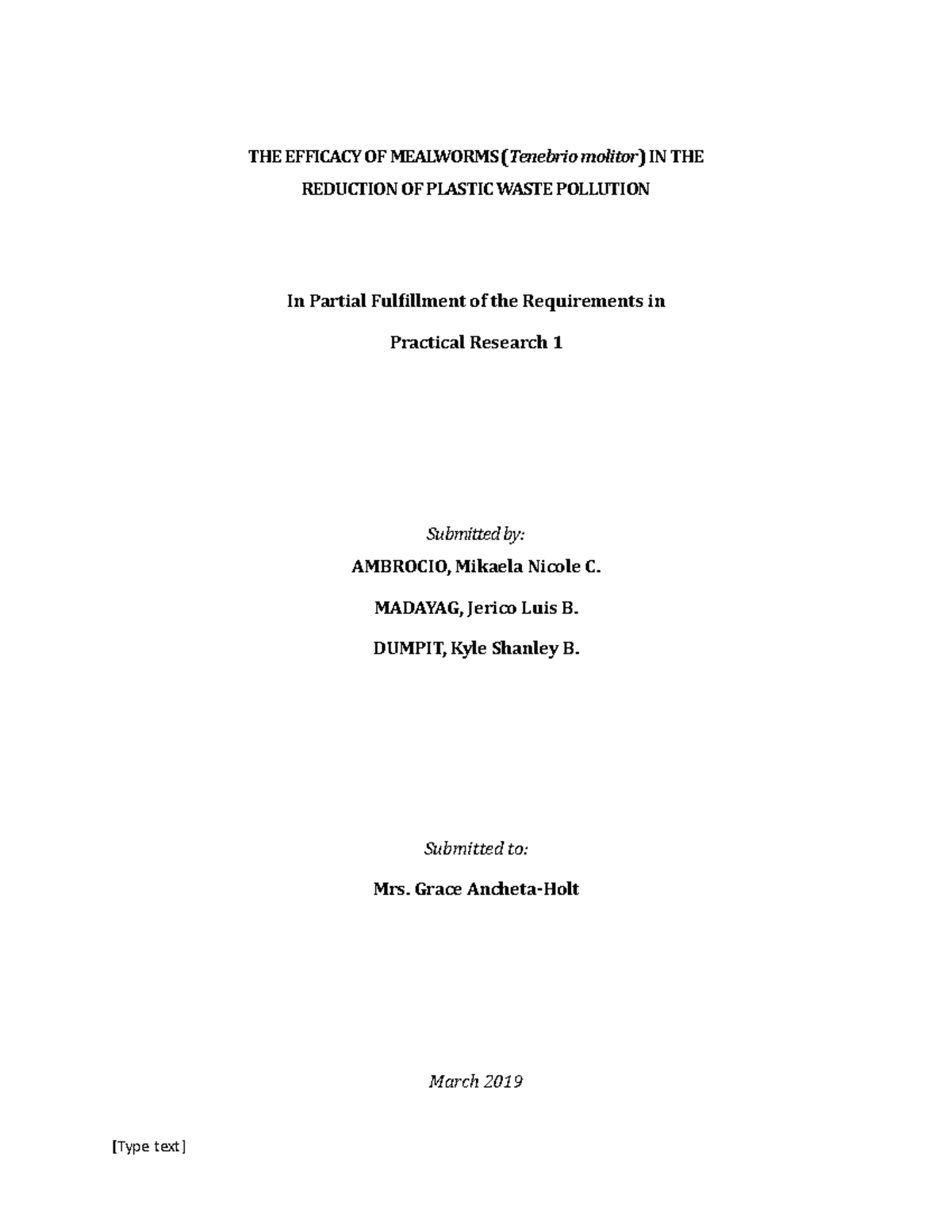 Mealworms' Efficacy in Reducing Plastic Waste Pollution - Practical ...