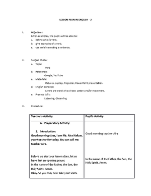 Detailed Lesson PLAN IN English 6- Infer meaning of borrowed words ...