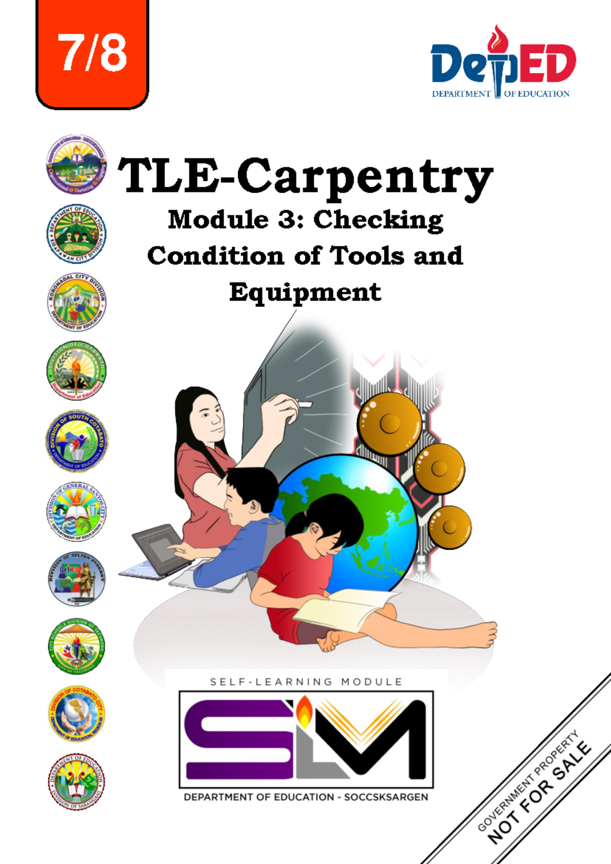 TLE 7/8 Carpentry SLM: Module 3 - Assessing Tool Condition - Studocu