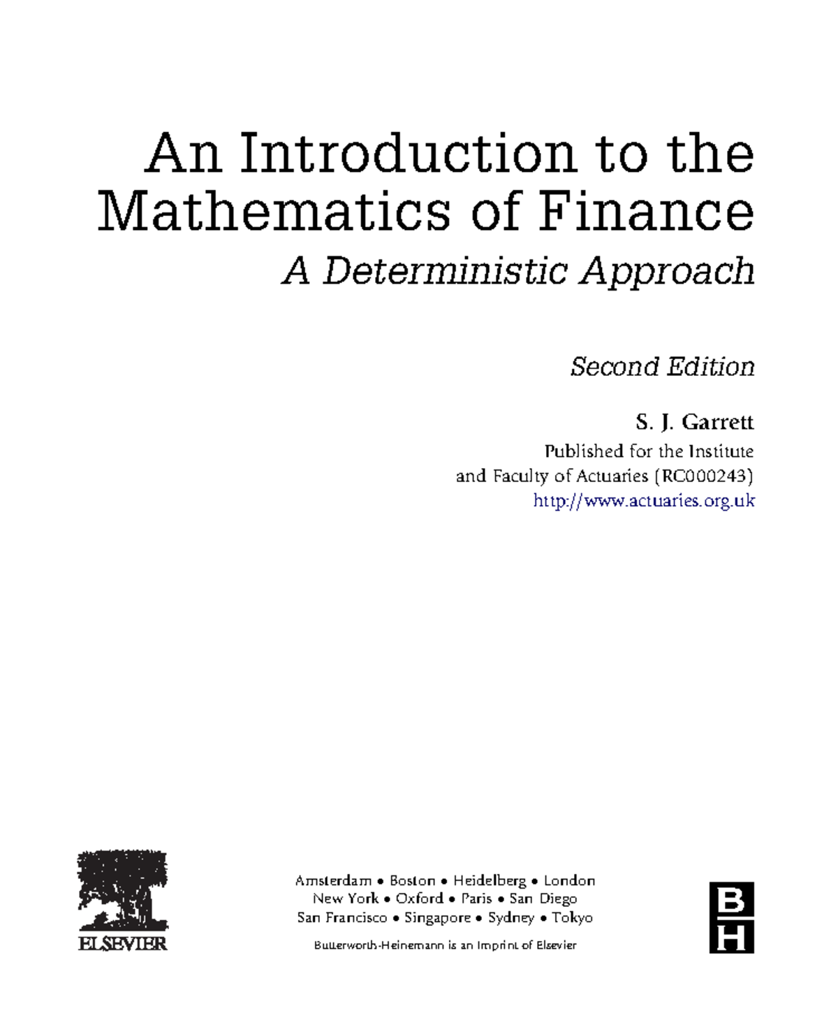 An Introduction to the Mathematics of Fi-1-34m - An Introduction to the ...